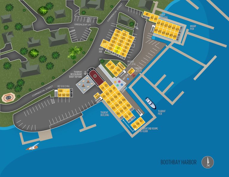 Our Rooms - Tugboat Inn - Boothbay Harbor Hotel